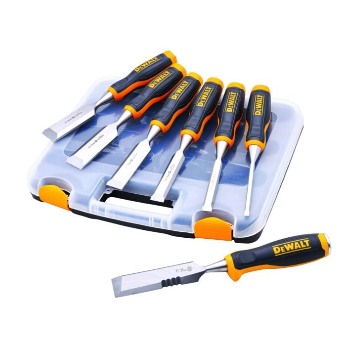 DeWalt DWHT48305-P Chisel Set Inc Chisel Knife x6 Pcs | Power Tool World