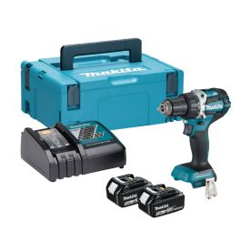 Makita DDF484RTJ 18v LXT Brushless 2-Speed Drill Driver Inc 2x 5.0Ah ...