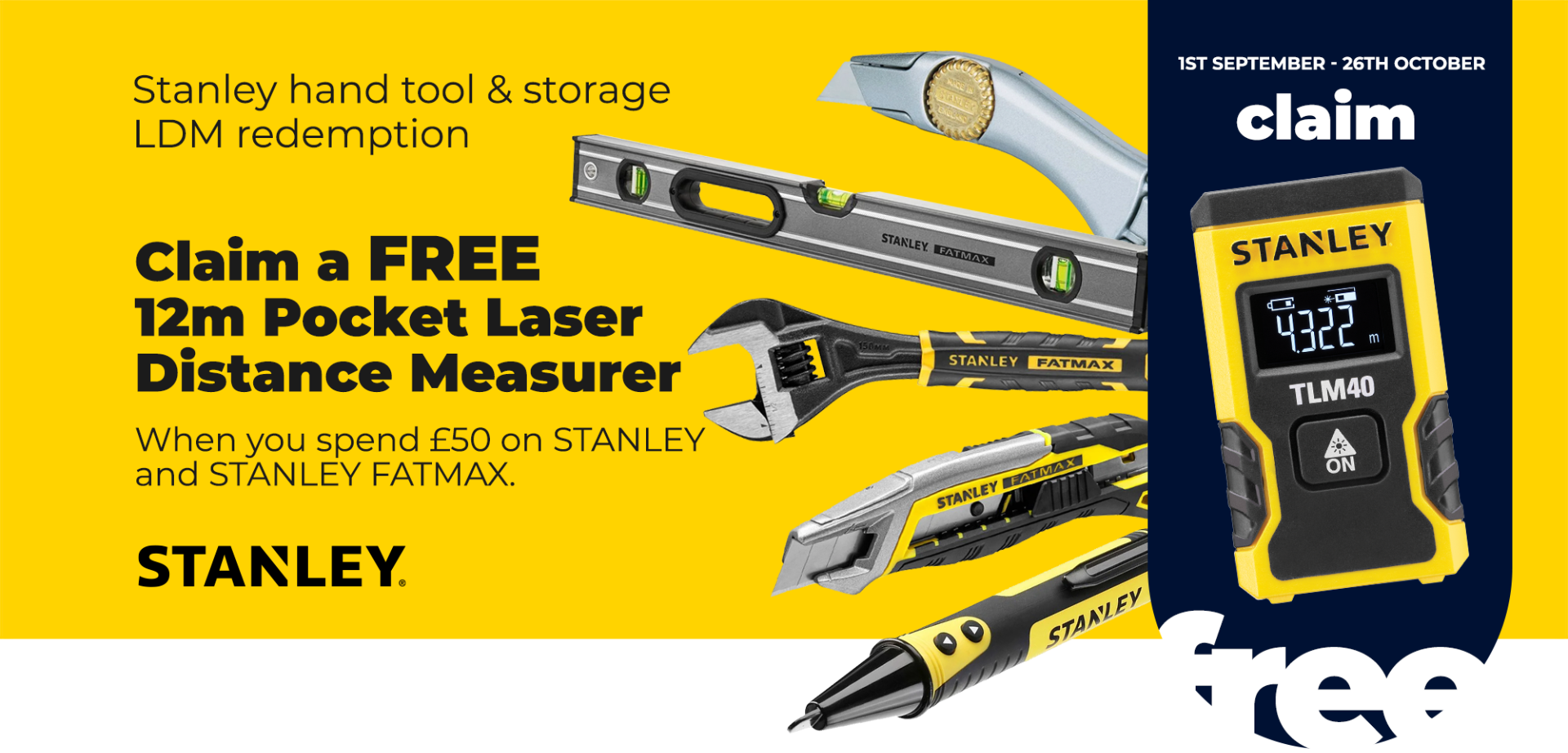 Stanley Redemptions | Power Tool World